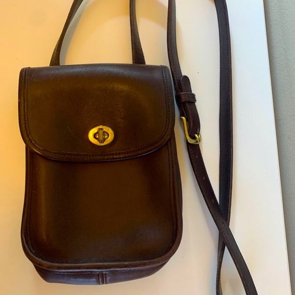 Coach | Bags | Vintage Coach Scooter Leather Side Pack Crossbody Bag ...